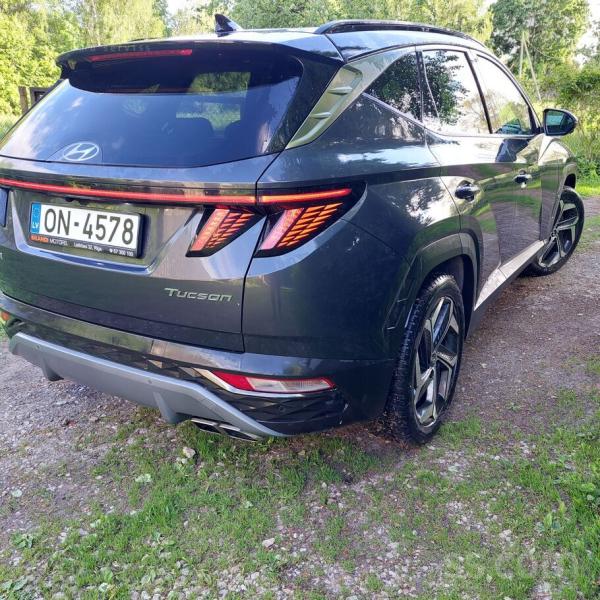 Pelēks Hyundai Tucson 2021 Rīga, ar dzinēja tilpumu 1.60 L un nobraukumu 54 tūkst. km par 21777 €, foto 5 vietnē AUTOMOTO.COM.LV