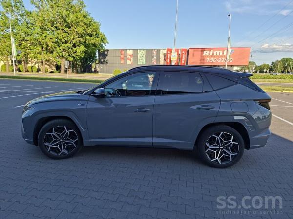 Pelēks Hyundai Tucson 2021 Rīga, ar dzinēja tilpumu 1.60 L un nobraukumu 39 tūkst. km par 22900 €, foto 5 vietnē AUTOMOTO.COM.LV