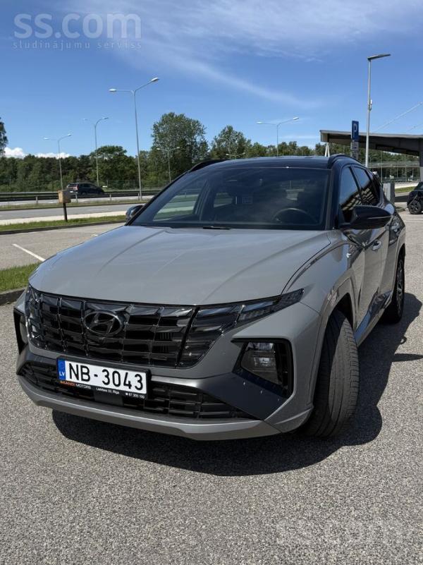 Grey Hyundai Tucson 2021 in Riga, with an engine capacity of 1.60 L and mileage of 69 thousand km for 22500 €, photo 2 on AUTOMOTO.COM.LV
