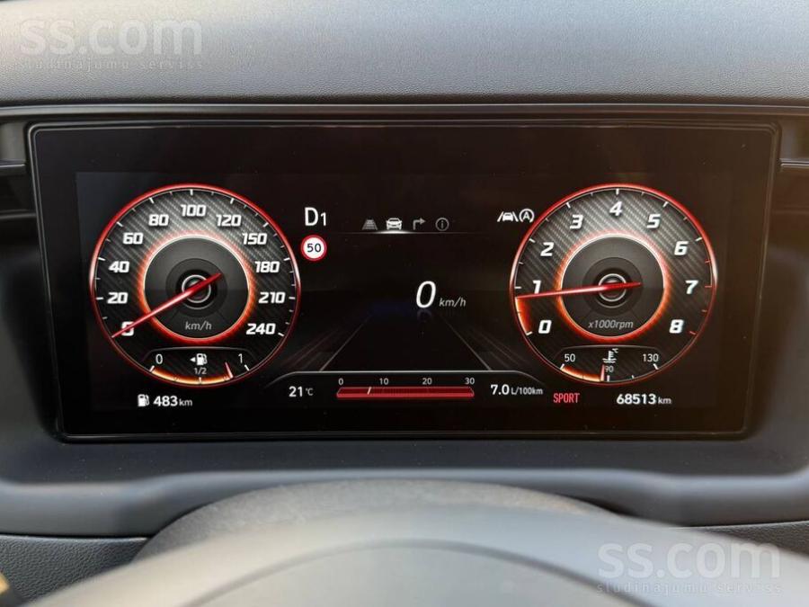 Pelēks Hyundai Tucson 2021 Rīga, ar dzinēja tilpumu 1.60 L un nobraukumu 69 tūkst. km par 22500 €, foto 20 vietnē AUTOMOTO.COM.LV