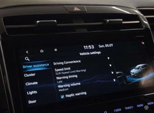 Pelēks Hyundai Tucson 2021 Marijampole, ar dzinēja tilpumu 1.60 L un nobraukumu 170 tūkst. km par 20850 €, foto 8 vietnē AUTOMOTO.COM.LV