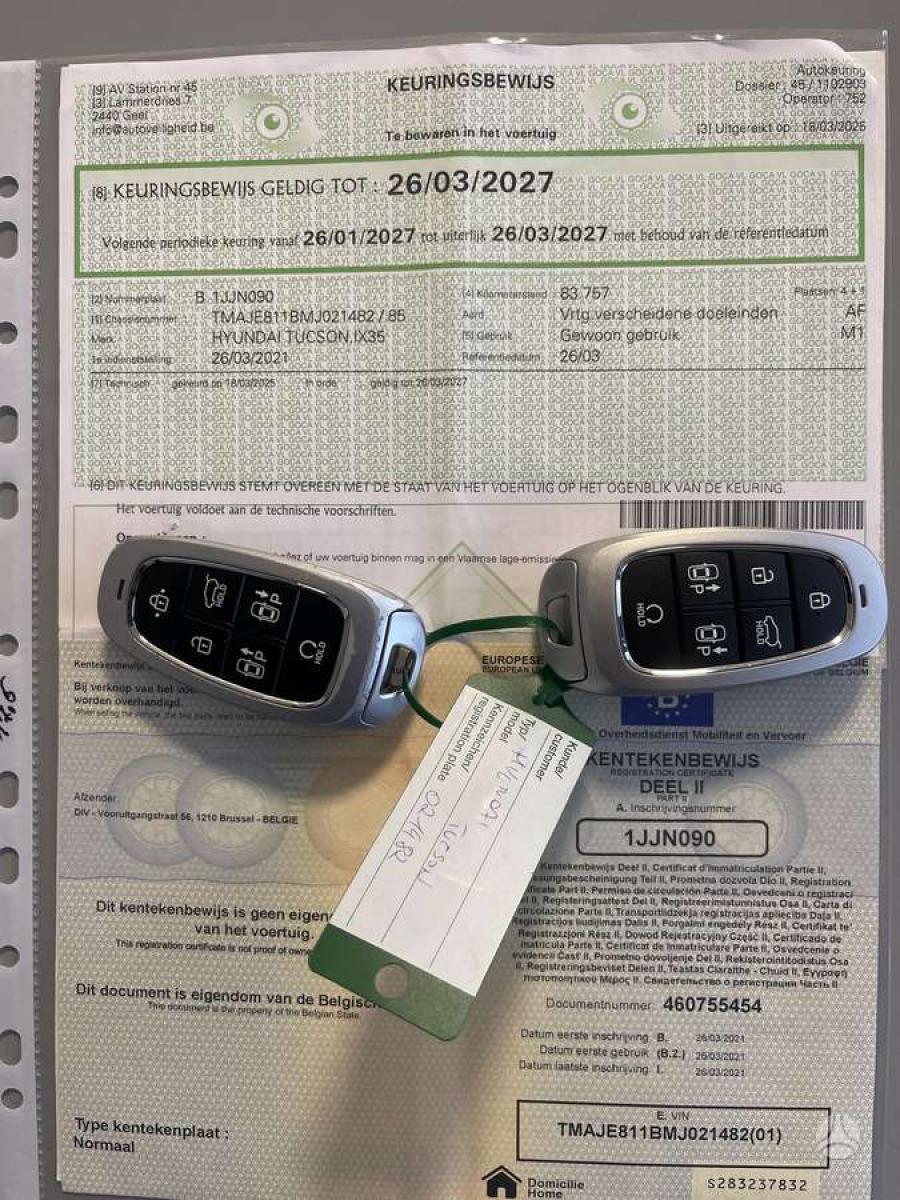 Серый Хендай Туксон 2021 в Каунас, объемом двигателя 1.60 л и пробегом 110 тыс. км за 21800 €, фото 42 на AUTOMOTO.COM.LV