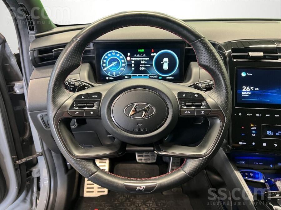 Pelēks Hyundai Tucson 2021 Rīga, ar dzinēja tilpumu 1.60 L un nobraukumu 70 tūkst. km par 23990 €, foto 11 vietnē AUTOMOTO.COM.LV
