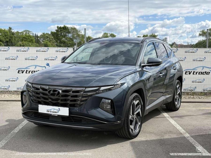 Pelēks Hyundai Tucson 2021 Viļņa, ar dzinēja tilpumu 1.60 L un nobraukumu 96 tūkst. km par 24700 €, foto 1 vietnē AUTOMOTO.COM.LV
