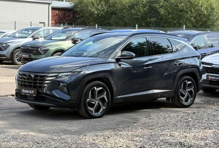 Pelēks Hyundai Tucson 2021 Viļņa, ar dzinēja tilpumu 1.60 L un nobraukumu 161 tūkst. km par 21990 €, foto 1 vietnē AUTOMOTO.COM.LV