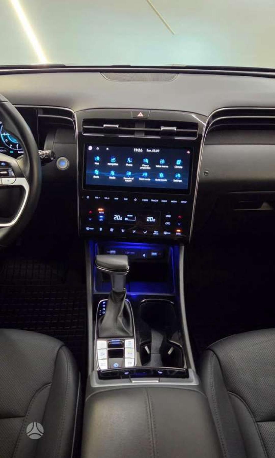 Pelēks Hyundai Tucson 2021 Marijampole, ar dzinēja tilpumu 1.60 L un nobraukumu 170 tūkst. km par 18400 €, foto 8 vietnē AUTOMOTO.COM.LV