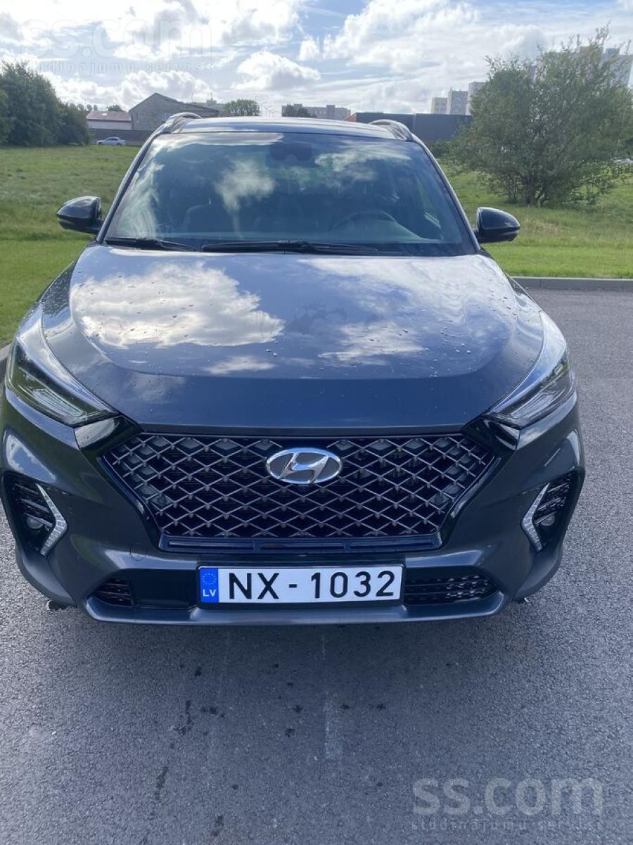 Grey Hyundai Tucson 2021 in Liepaja, with an engine capacity of 1.60 L and mileage of 150 thousand km for 17700 €, photo 1 on AUTOMOTO.COM.LV