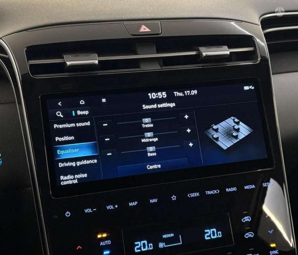 Grey Hyundai Tucson 2021 in Marijampole, with an engine capacity of 1.60 L and mileage of 61 thousand km for 18999 €, photo 9 on AUTOMOTO.COM.LV