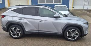 Grey Hyundai Tucson 2022 in Siauliai, with an engine capacity of 1.60 L and mileage of 57 thousand km for 21400 €, photo 2 on AUTOMOTO.COM.LV