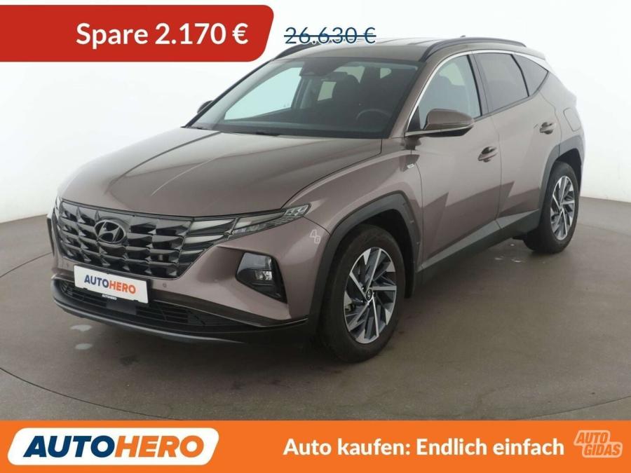 Pelēks Hyundai Tucson 2022 Kauņa, ar dzinēja tilpumu 1.60 L un nobraukumu 43 tūkst. km par 26994 €, foto 1 vietnē AUTOMOTO.COM.LV