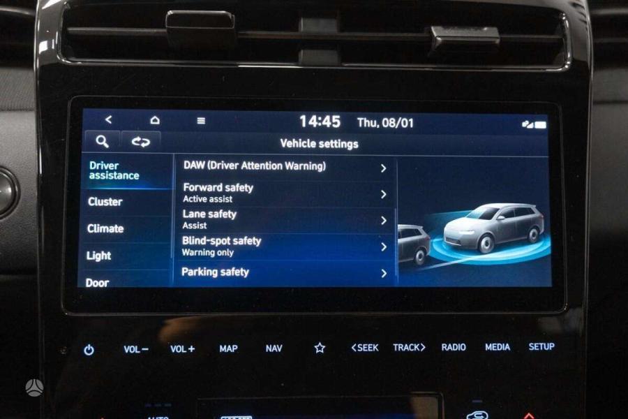 Серый Хендай Туксон 2022 в Вильнюс, объемом двигателя 1.60 л и пробегом 74 тыс. км за 24800 €, фото 16 на AUTOMOTO.COM.LV