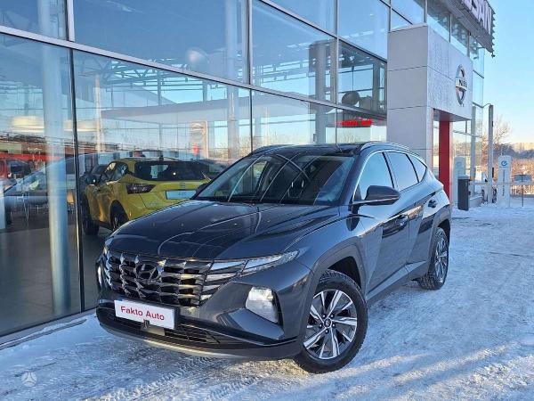 Pelēks Hyundai Tucson 2022 Viļņa, ar dzinēja tilpumu 1.60 L un nobraukumu 98 tūkst. km par 26400 €, foto 1 vietnē AUTOMOTO.COM.LV