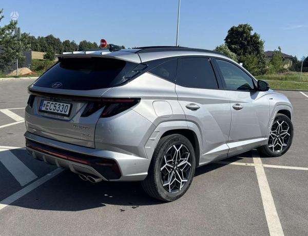 Grey Hyundai Tucson 2022 in Vilnius, with an engine capacity of 1.60 L and mileage of 48 thousand km for 29900 €, photo 3 on AUTOMOTO.COM.LV