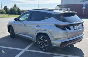 Pelēks Hyundai Tucson 2022 Viļņa, ar dzinēja tilpumu 1.60 L un nobraukumu 48 tūkst. km par 29900 €, foto 5 vietnē AUTOMOTO.COM.LV