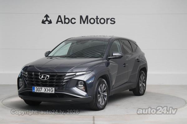 Grey Hyundai Tucson 2022 in Tallinn, with an engine capacity of 1.60 L and mileage of 45 thousand km for 19900 €, photo 1 on AUTOMOTO.COM.LV