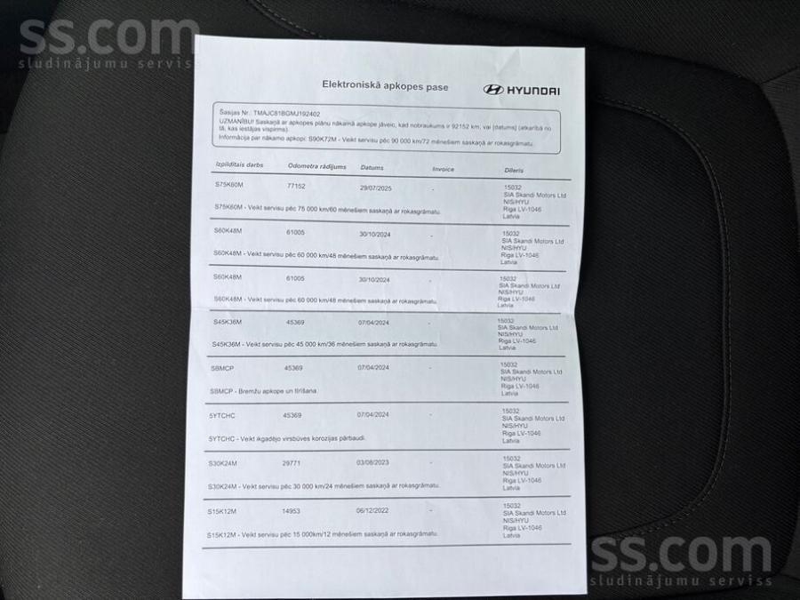 Серый Хендай Туксон 2022 в Рига, объемом двигателя 1.60 л и пробегом 91 тыс. км за 21280 €, фото 29 на AUTOMOTO.COM.LV