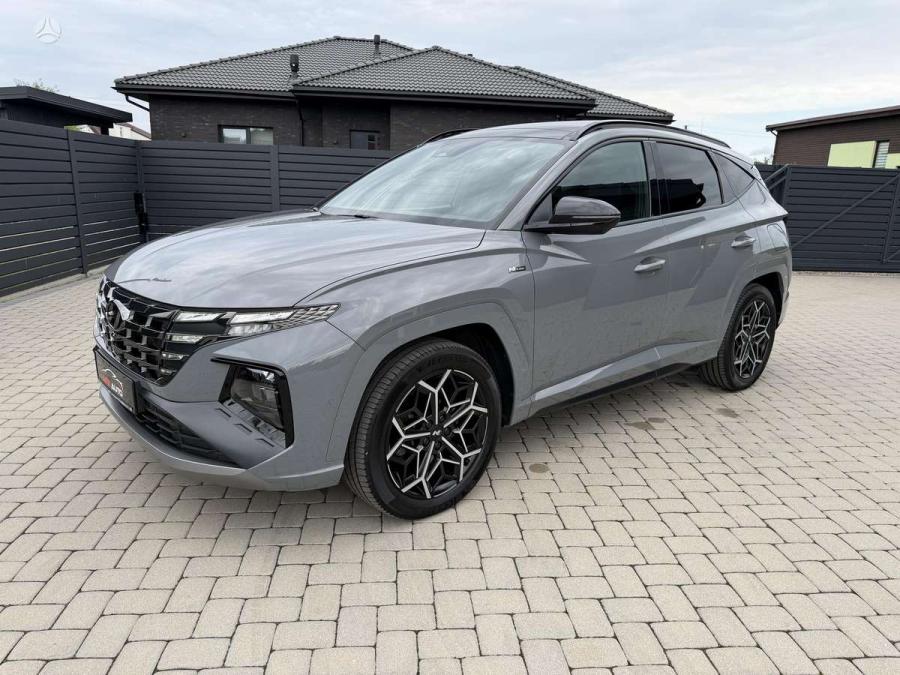 Grey Hyundai Tucson 2022 in Telschi, with an engine capacity of 1.60 L and mileage of 64 thousand km for 28750 €, photo 5 on AUTOMOTO.COM.LV