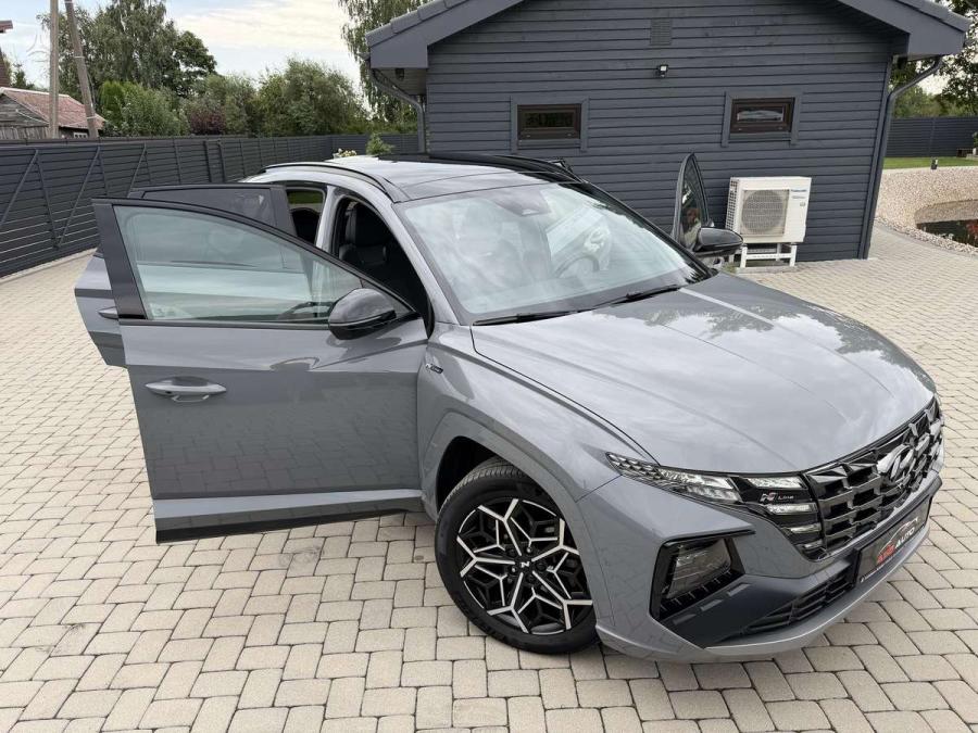 Grey Hyundai Tucson 2022 in Telschi, with an engine capacity of 1.60 L and mileage of 64 thousand km for 28750 €, photo 6 on AUTOMOTO.COM.LV