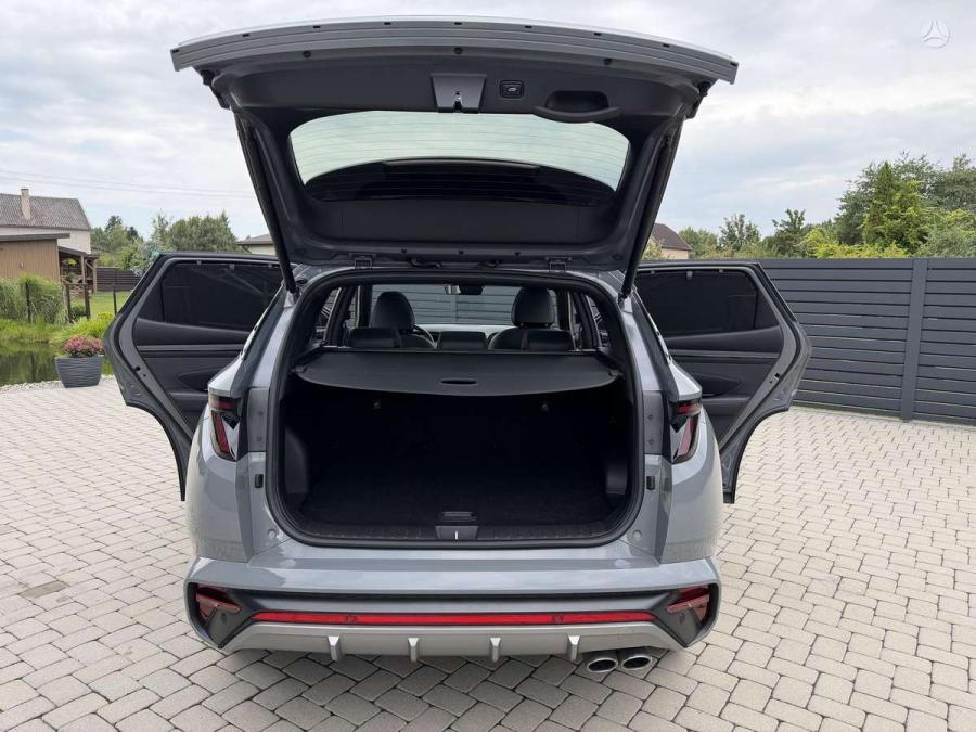 Grey Hyundai Tucson 2022 in Telschi, with an engine capacity of 1.60 L and mileage of 64 thousand km for 28750 €, photo 14 on AUTOMOTO.COM.LV