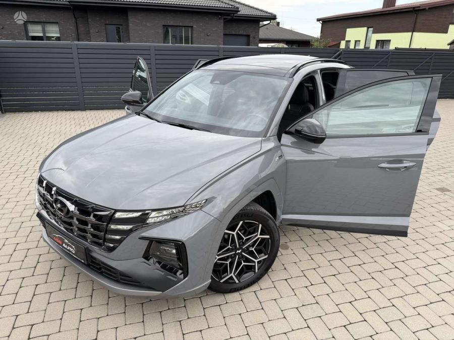 Grey Hyundai Tucson 2022 in Telschi, with an engine capacity of 1.60 L and mileage of 64 thousand km for 28750 €, photo 28 on AUTOMOTO.COM.LV