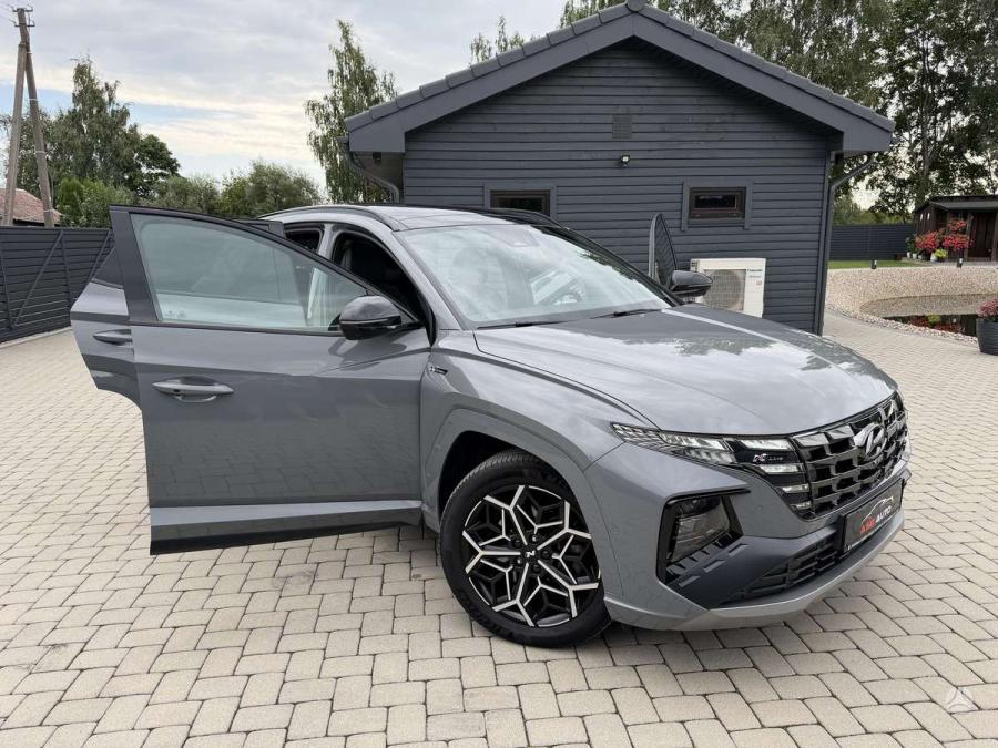 Grey Hyundai Tucson 2022 in Telschi, with an engine capacity of 1.60 L and mileage of 64 thousand km for 28750 €, photo 32 on AUTOMOTO.COM.LV