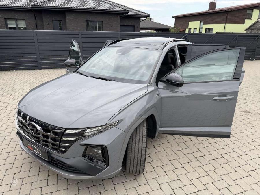 Grey Hyundai Tucson 2022 in Telschi, with an engine capacity of 1.60 L and mileage of 64 thousand km for 28750 €, photo 38 on AUTOMOTO.COM.LV