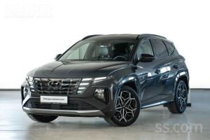 Grey Hyundai Tucson 2022 in Riga, with an engine capacity of 1.60 L and mileage of 48 thousand km for 23490 €, photo  on AUTOMOTO.COM.LV
