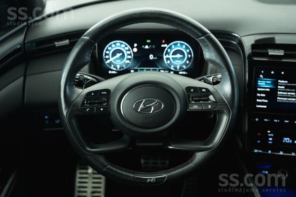 Grey Hyundai Tucson 2022 in Riga, with an engine capacity of 1.60 L and mileage of 48 thousand km for 23490 €, photo 11 on AUTOMOTO.COM.LV