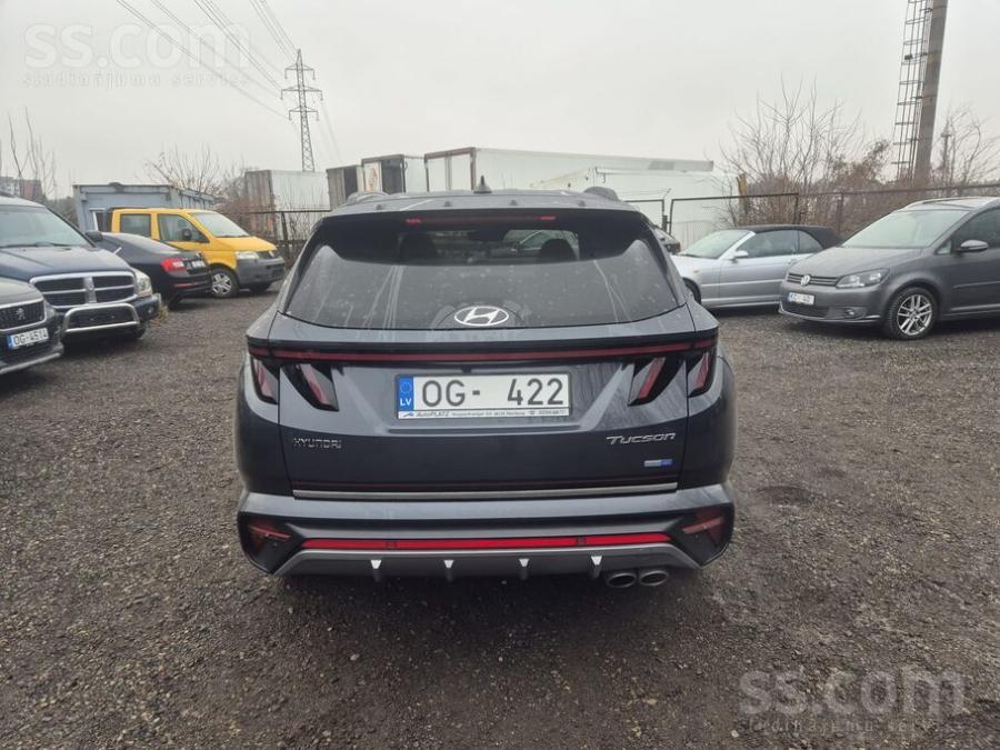 Pelēks Hyundai Tucson 2023 Rīga, ar dzinēja tilpumu 1.60 L un nobraukumu 33 tūkst. km par 29290 €, foto 6 vietnē AUTOMOTO.COM.LV