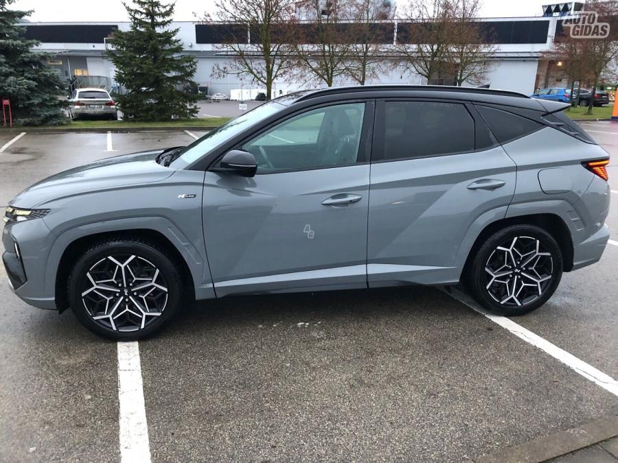 Grey Hyundai Tucson 2023 in Panevezys, with an engine capacity of 1.60 L and mileage of 57 thousand km for 28000 €, photo 4 on AUTOMOTO.COM.LV