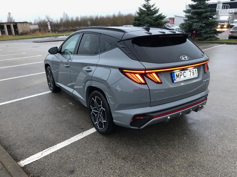 Grey Hyundai Tucson 2023 in Panevezys, with an engine capacity of 1.60 L and mileage of 57 thousand km for 28000 €, photo 5 on AUTOMOTO.COM.LV