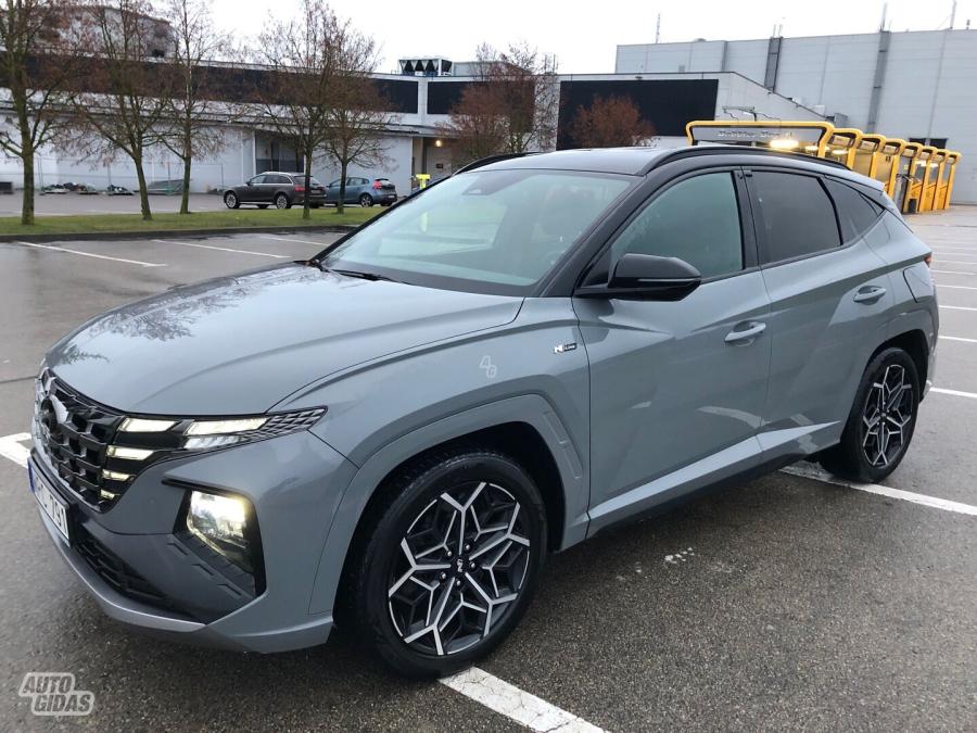 Grey Hyundai Tucson 2023 in Panevezys, with an engine capacity of 1.60 L and mileage of 57 thousand km for 28000 €, photo 11 on AUTOMOTO.COM.LV
