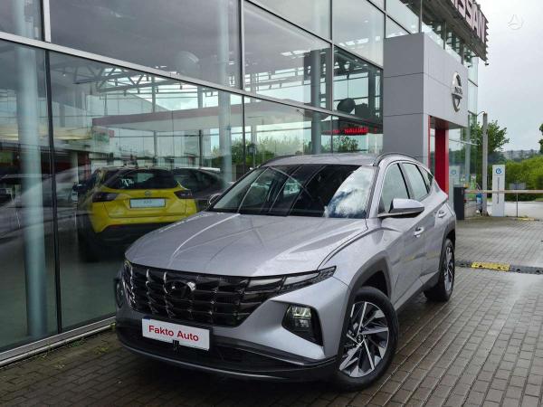 Pelēks Hyundai Tucson 2023 Viļņa, ar dzinēja tilpumu 1.60 L un nobraukumu 39 tūkst. km par 23900 €, foto  vietnē AUTOMOTO.COM.LV