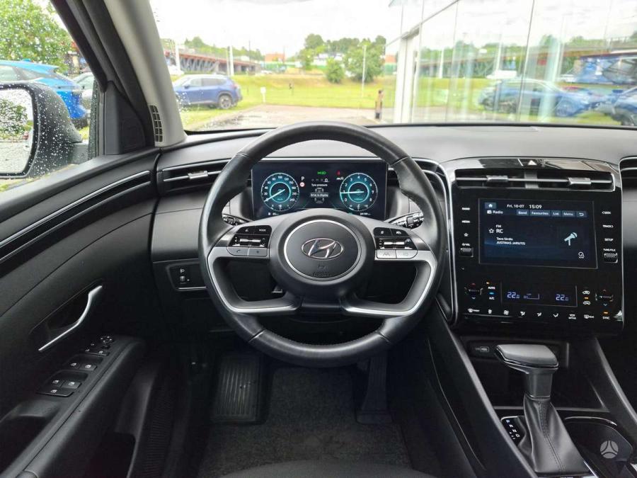 Grey Hyundai Tucson 2023 in Vilnius, with an engine capacity of 1.60 L and mileage of 39 thousand km for 23900 €, photo 12 on AUTOMOTO.COM.LV