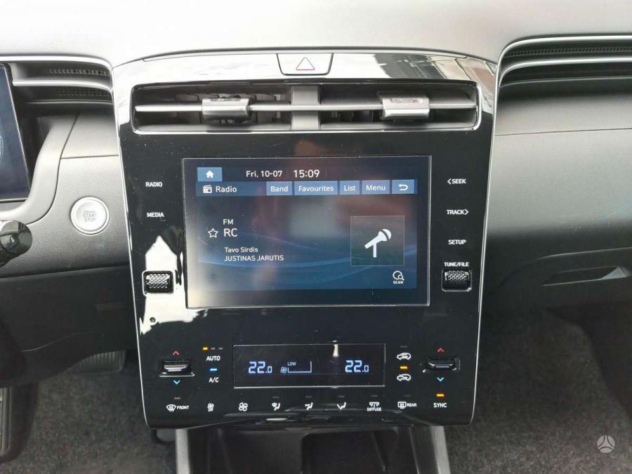 Grey Hyundai Tucson 2023 in Vilnius, with an engine capacity of 1.60 L and mileage of 39 thousand km for 23900 €, photo 18 on AUTOMOTO.COM.LV