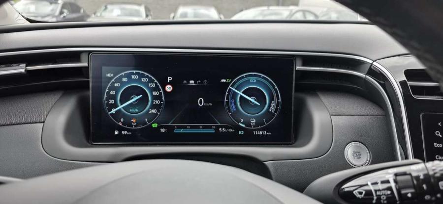Pelēks Hyundai Tucson 2023 Viļņa, ar dzinēja tilpumu 1.60 L un nobraukumu 115 tūkst. km par 24980 €, foto 14 vietnē AUTOMOTO.COM.LV