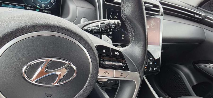 Pelēks Hyundai Tucson 2023 Viļņa, ar dzinēja tilpumu 1.60 L un nobraukumu 115 tūkst. km par 24980 €, foto 16 vietnē AUTOMOTO.COM.LV