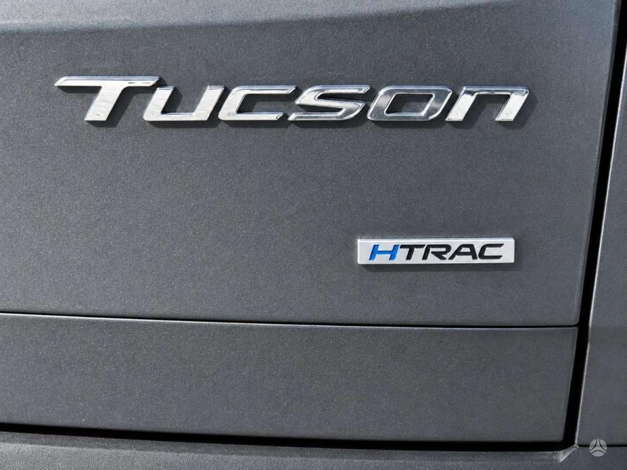 Grey Hyundai Tucson 2023 in Vilnius, with an engine capacity of 1.60 L and mileage of 95 thousand km for 23550 €, photo 26 on AUTOMOTO.COM.LV