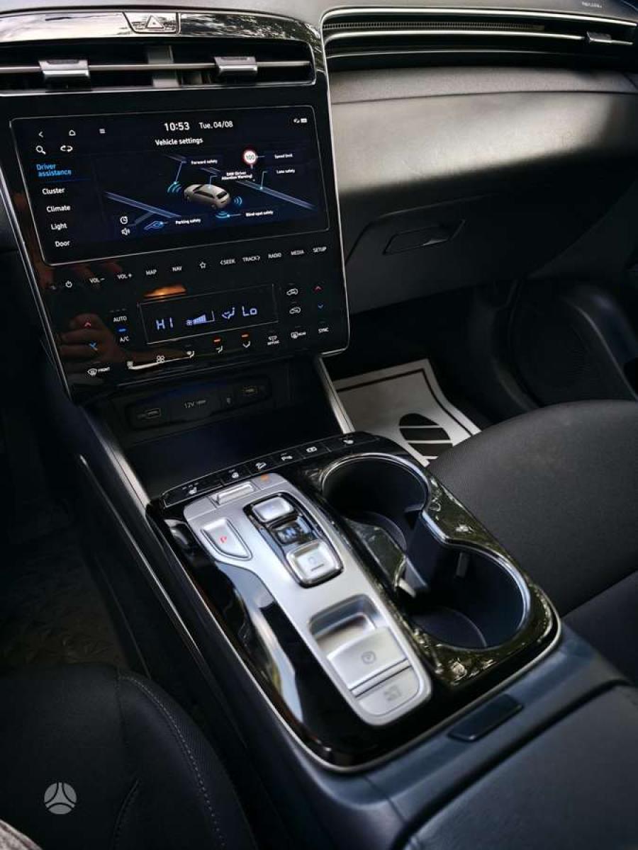 Pelēks Hyundai Tucson 2023 Viļņa, ar dzinēja tilpumu 1.60 L un nobraukumu 74 tūkst. km par 25000 €, foto 23 vietnē AUTOMOTO.COM.LV