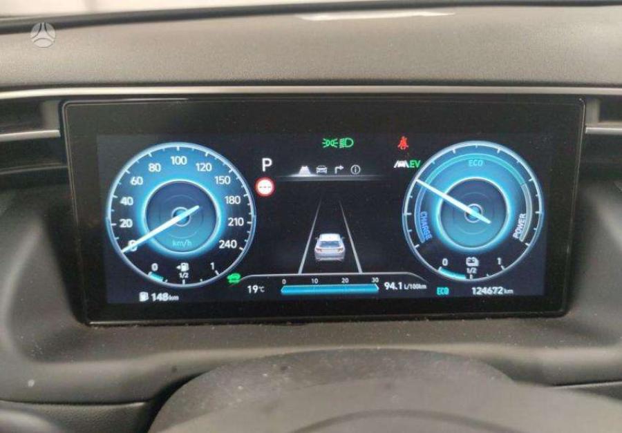 Pelēks Hyundai Tucson 2023 Viļņa, ar dzinēja tilpumu 1.60 L un nobraukumu 125 tūkst. km par 23490 €, foto 10 vietnē AUTOMOTO.COM.LV