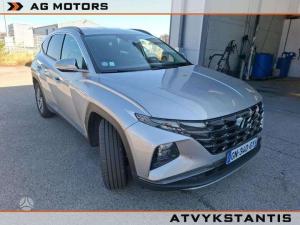 Grey Hyundai Tucson 2023 in Vilnius, with an engine capacity of 1.60 L and mileage of 114 thousand km for 23500 €, photo  on AUTOMOTO.COM.LV