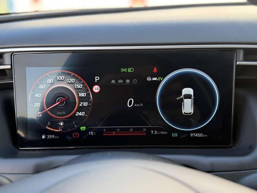 Pelēks Hyundai Tucson 2023 Tauragė, ar dzinēja tilpumu 1.60 L un nobraukumu 97 tūkst. km par 18700 €, foto 43 vietnē AUTOMOTO.COM.LV