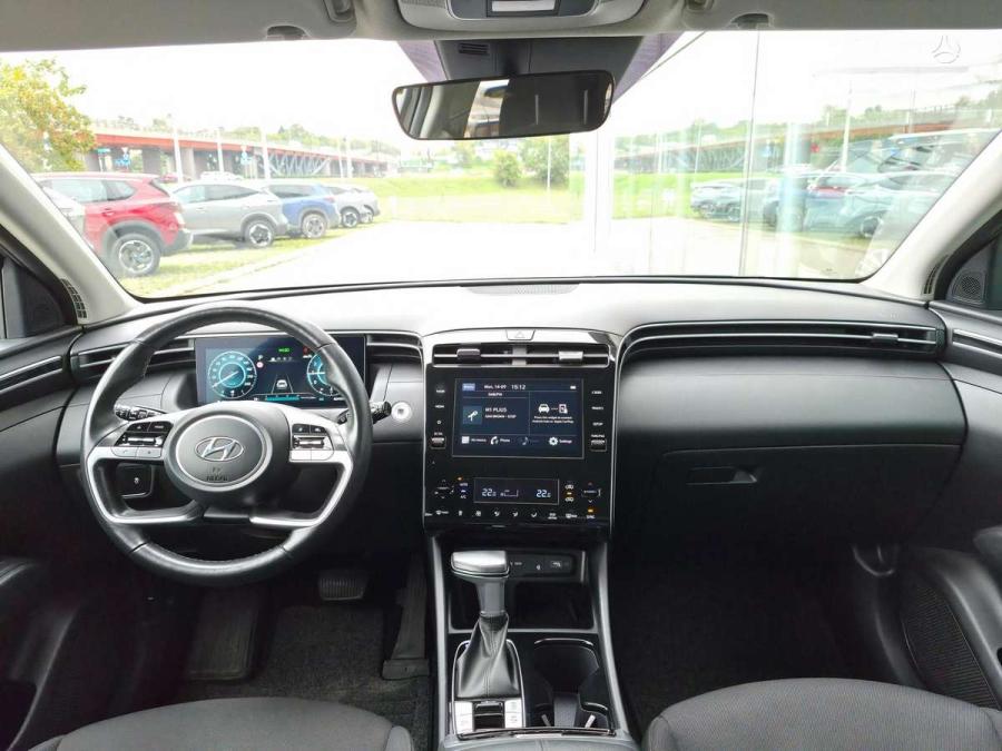 Grey Hyundai Tucson 2023 in Vilnius, with an engine capacity of 1.60 L and mileage of 48 thousand km for 23900 €, photo 13 on AUTOMOTO.COM.LV