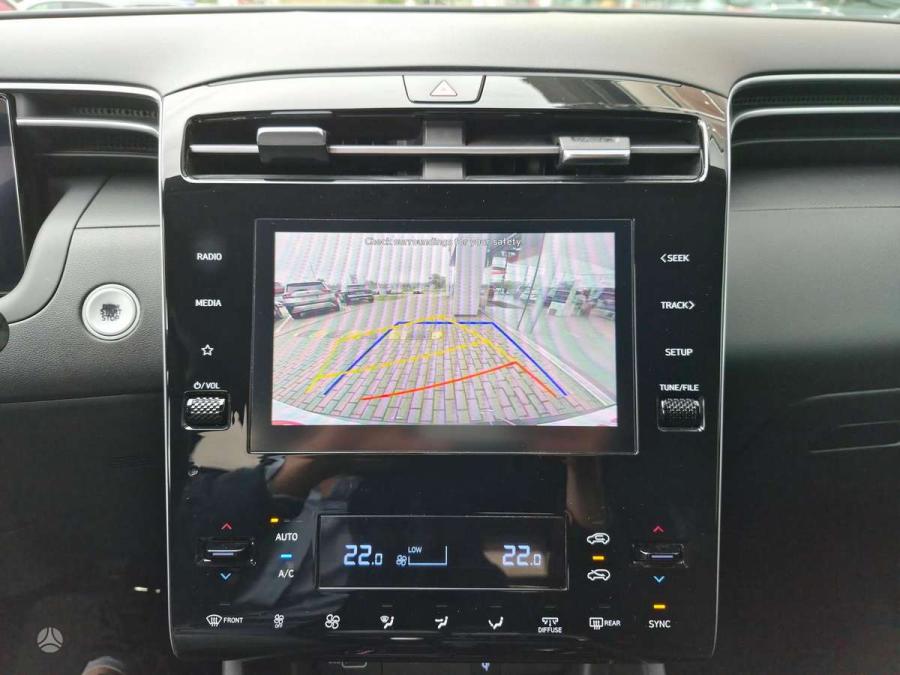 Grey Hyundai Tucson 2023 in Vilnius, with an engine capacity of 1.60 L and mileage of 48 thousand km for 23900 €, photo 21 on AUTOMOTO.COM.LV