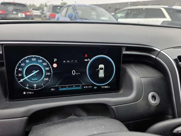Grey Hyundai Tucson 2023 in Taurage, with an engine capacity of 1.60 L and mileage of 171 thousand km for 17182 €, photo 10 on AUTOMOTO.COM.LV