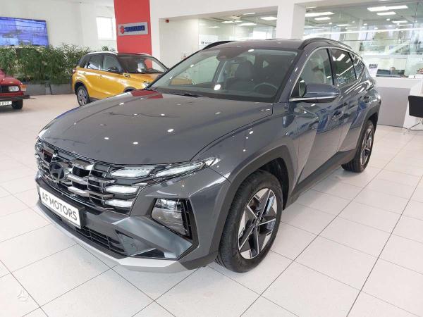Grey Hyundai Tucson 2024 in Kaunas, with an engine capacity of 1.60 L and mileage of 23 thousand km for 34989 €, photo 1 on AUTOMOTO.COM.LV