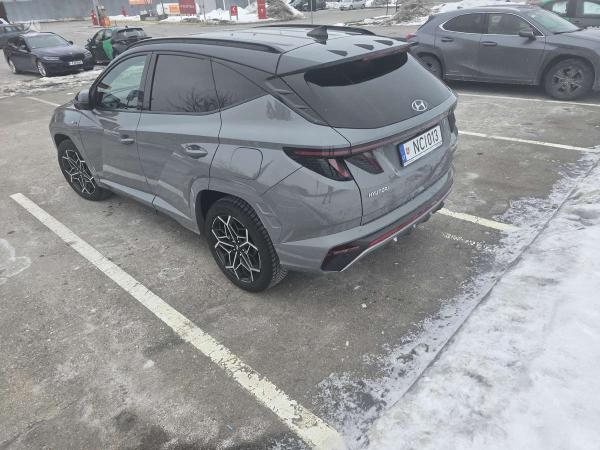 Grey Hyundai Tucson 2024 in Vilnius, with an engine capacity of 1.60 L and mileage of 25 thousand km for 34000 €, photo 3 on AUTOMOTO.COM.LV