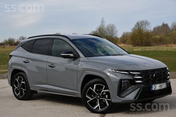 Pelēks Hyundai Tucson 2024 Rīga, ar dzinēja tilpumu 1.60 L un nobraukumu 9 tūkst. km par 33650 €, foto 2 vietnē AUTOMOTO.COM.LV