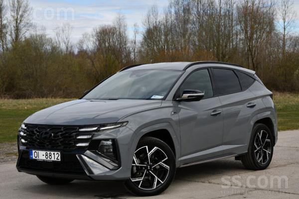 Pelēks Hyundai Tucson 2024 Rīga, ar dzinēja tilpumu 1.60 L un nobraukumu 9 tūkst. km par 33650 €, foto 3 vietnē AUTOMOTO.COM.LV