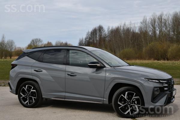 Pelēks Hyundai Tucson 2024 Rīga, ar dzinēja tilpumu 1.60 L un nobraukumu 9 tūkst. km par 33650 €, foto 10 vietnē AUTOMOTO.COM.LV